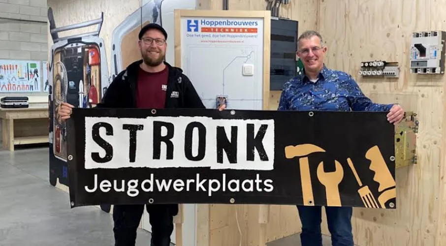 Hoppenbrouwers Techniek B.V. en Stichting Stronk, samen voor de jeugd