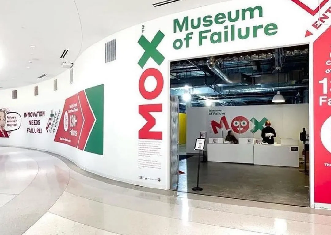Het Museum of Failure laat zien dat mislukkingen nodig zijn in het leven