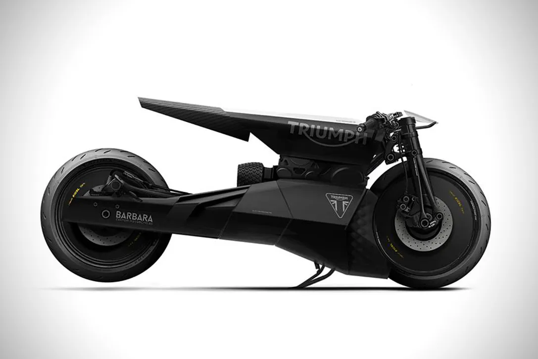 Futuristische motoren van Barbara Custom Motorcycles geeft een blik in ...