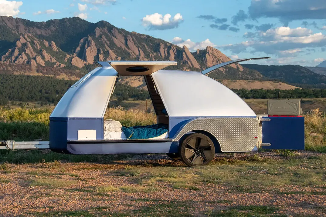 Kamperen in stijl met de nieuwe caravan van Colorado Teardrops