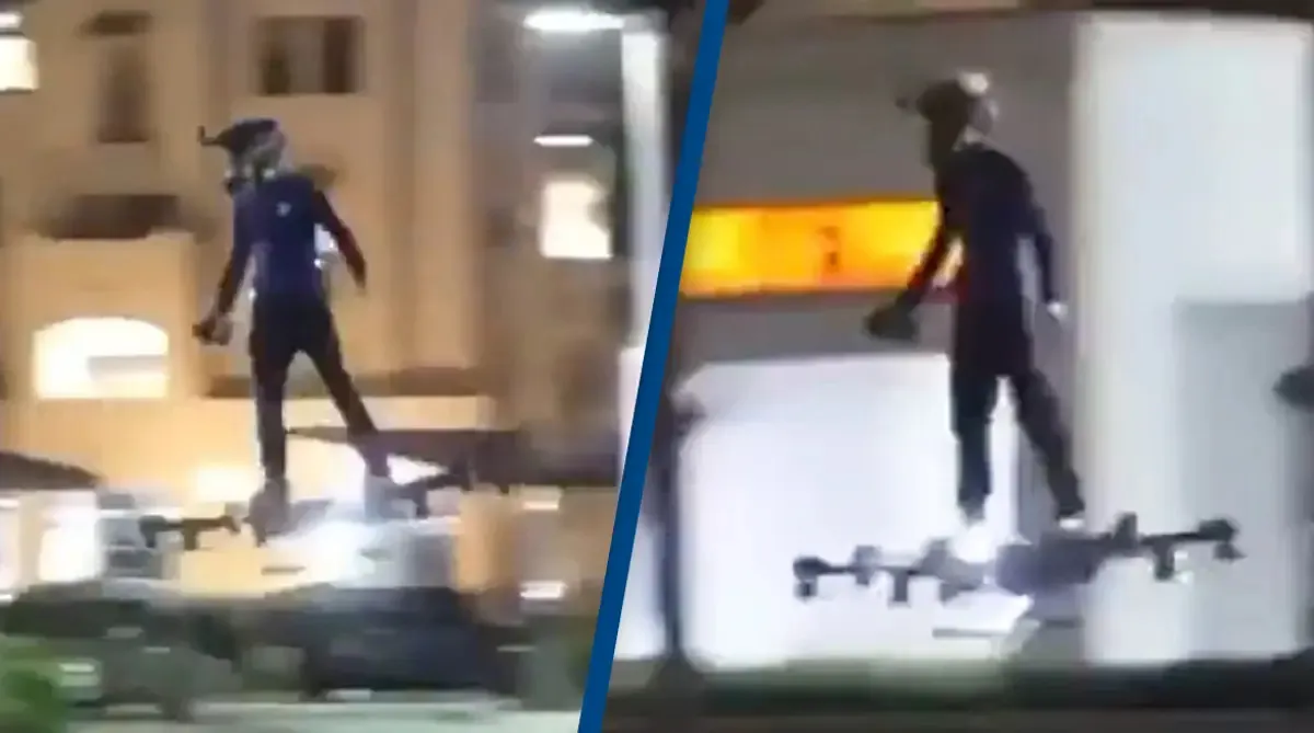 Gast gespot op een real-life hoverboard ter waarde van € 20.000