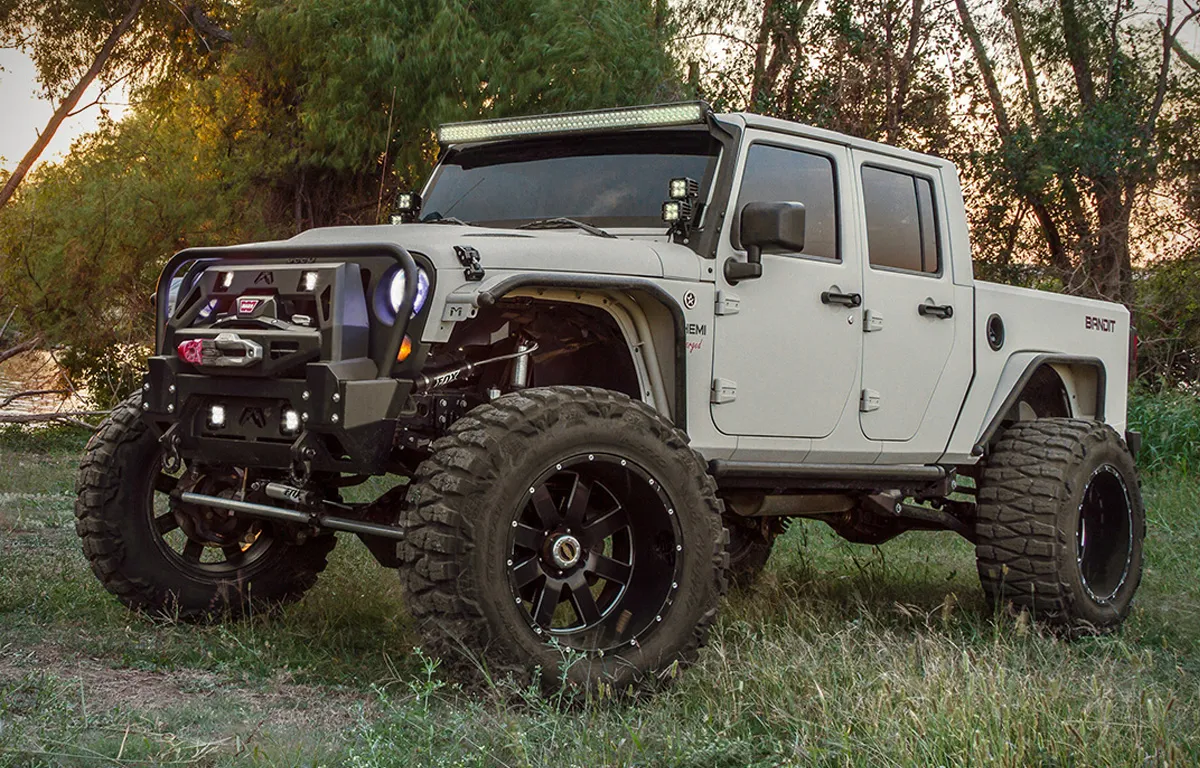 Deze custom Jeep Wrangler is de rebel onder de jeeps