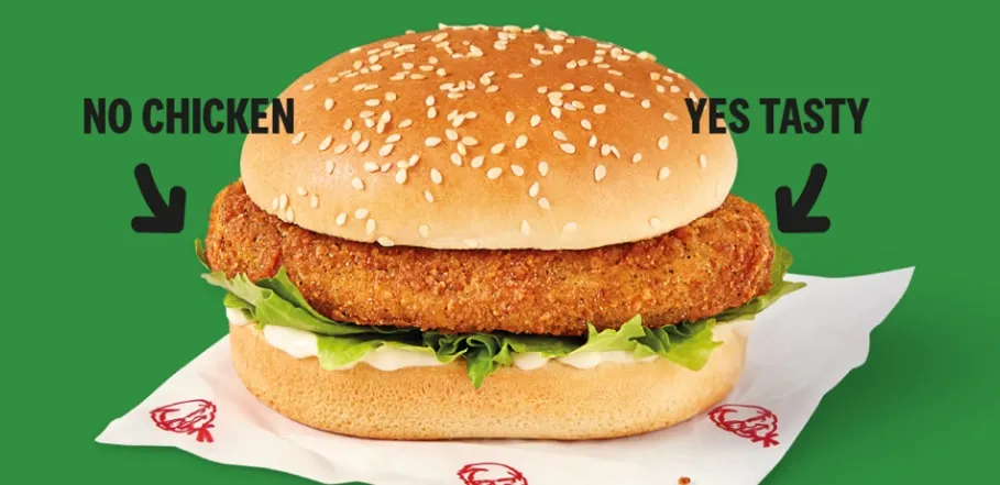 Bye chickenwings: KFC in Rotterdam gaat volledig vegetarisch voor een week