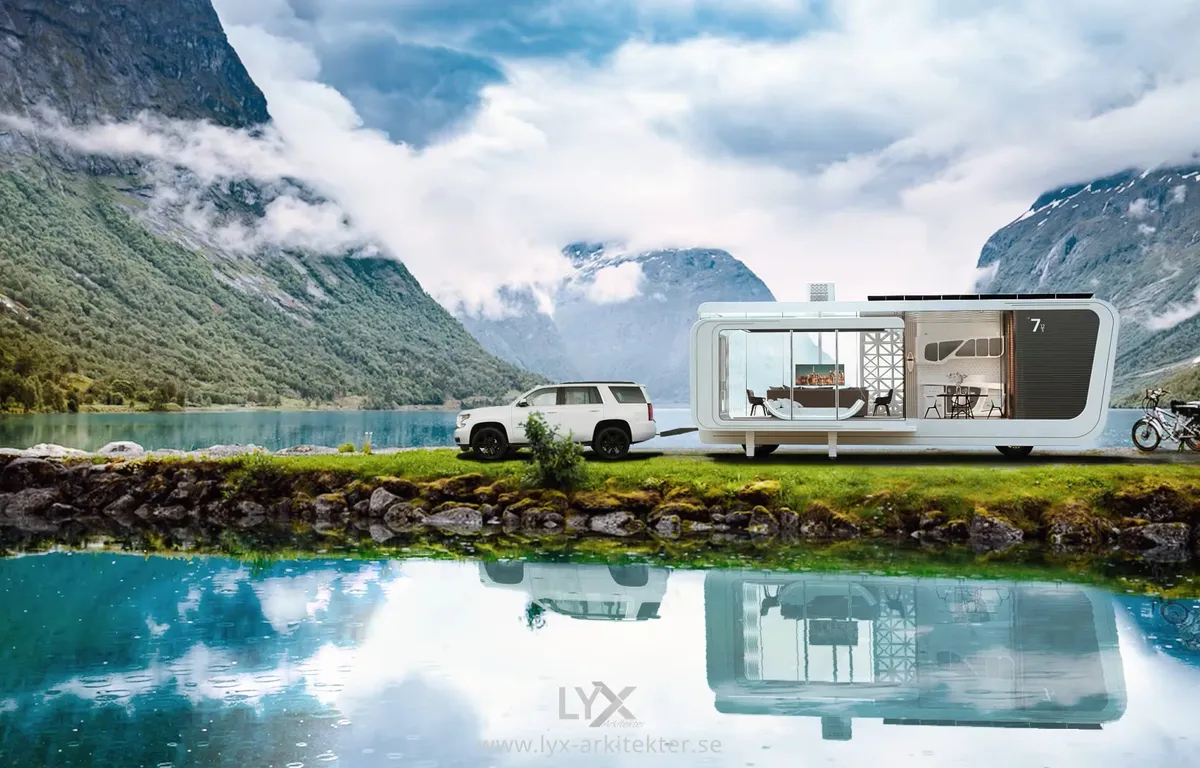 Met de stacaravan van LYX kun je in stijl de hele wereld ontdekken
