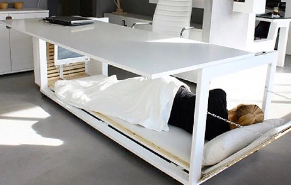 Voor de echte workaholics is er de Nap Desk