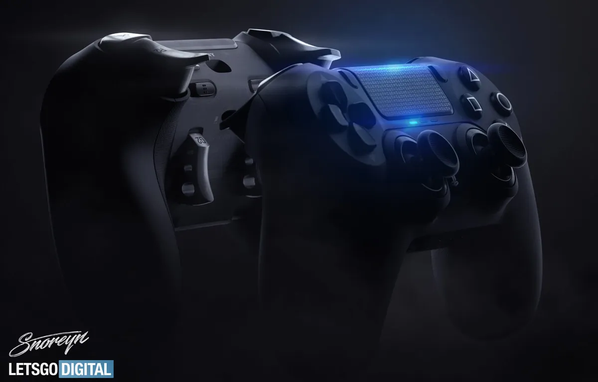 Concept hoe de nieuwe PS5 controller eruit kan komen te zien