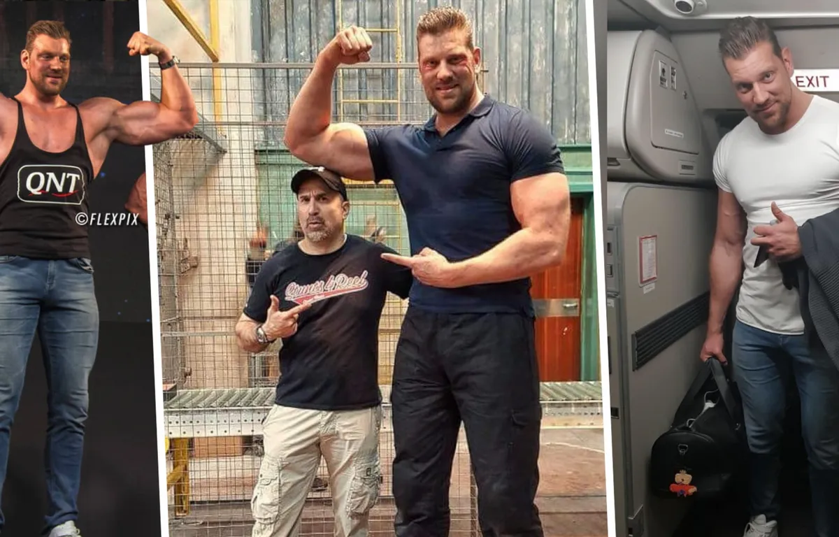 Zo ziet een dag van de Nederlandse 218 cm lange bodybuilder Olivier ...
