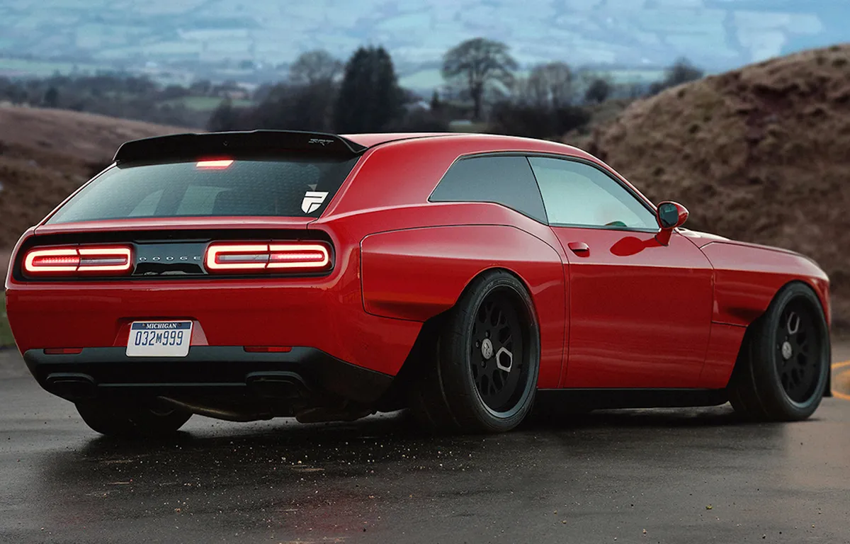 Dodge Challenger SRT Demon shooting brake ziet er verdomd lekker uit