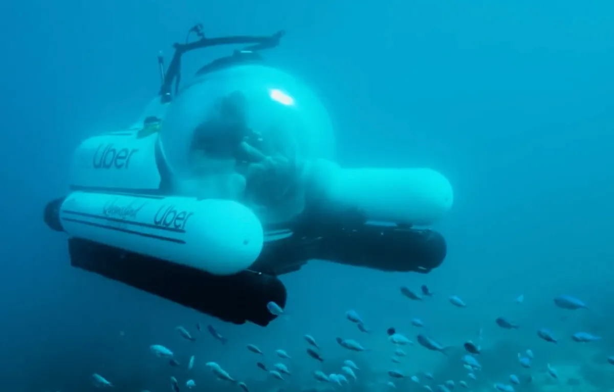 Neem nu de Uber-duikboot naar Great Barrier Reef: scUber