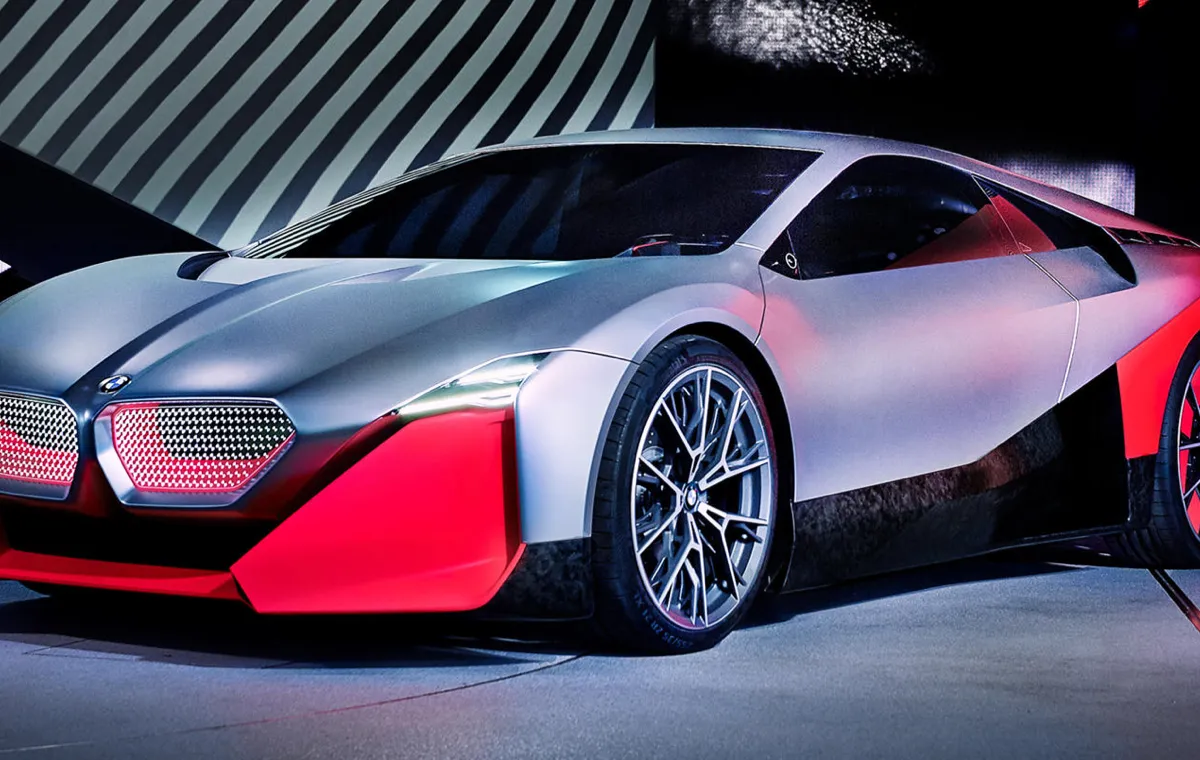 De BMW Vision M Next is een zelfsturende auto met 600 pk