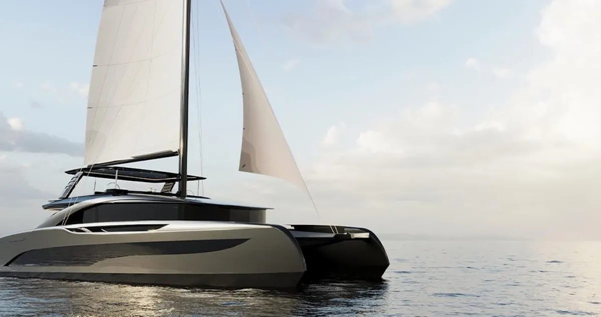 Zeil de toekomst in: de 'Zero Cat'-catamaran van Sunreef draait op ...