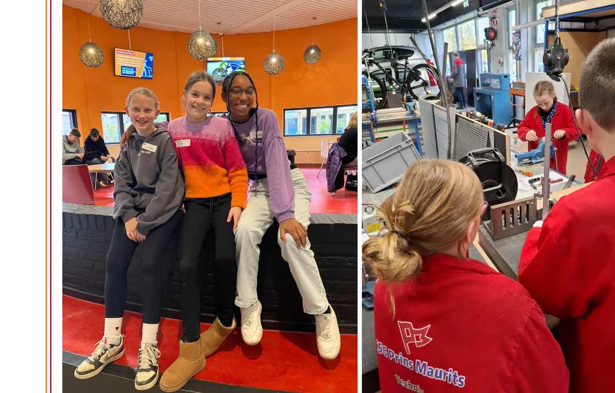 Groep 8-leerlingen maken kennis met de middelbare school Groep 8-leerlingen maken kennis met de middelbare school