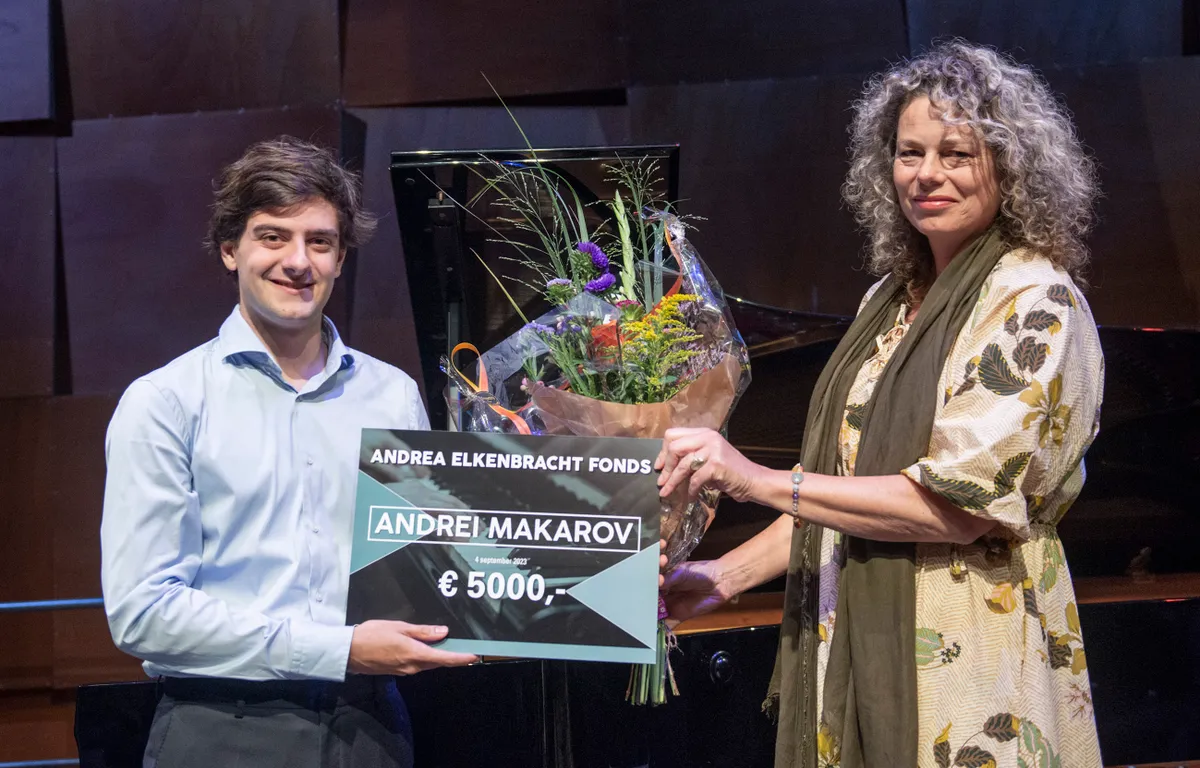 Pianist Andrei Makarov krijgt beurs Andrea Elkenbrachtfonds