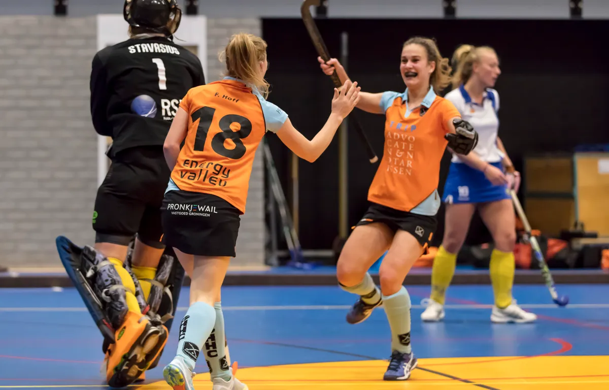 Winst en gelijkspel voor dames GHHC zaterdag