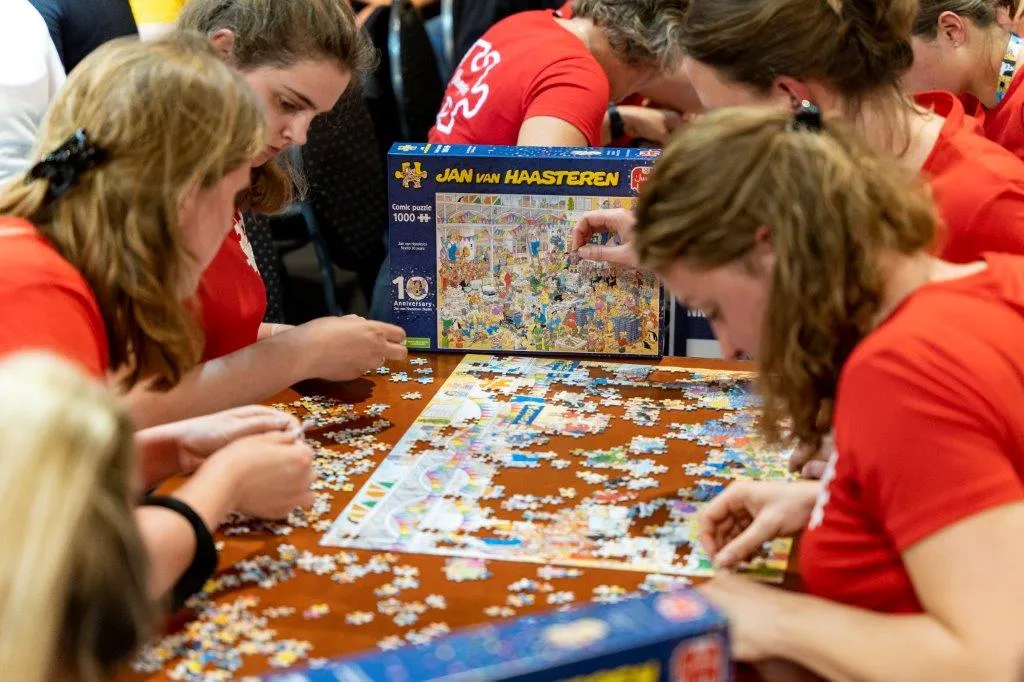 Groningse kanshebbers 'Uitgepuzzeld' bij NK Legpuzzelen