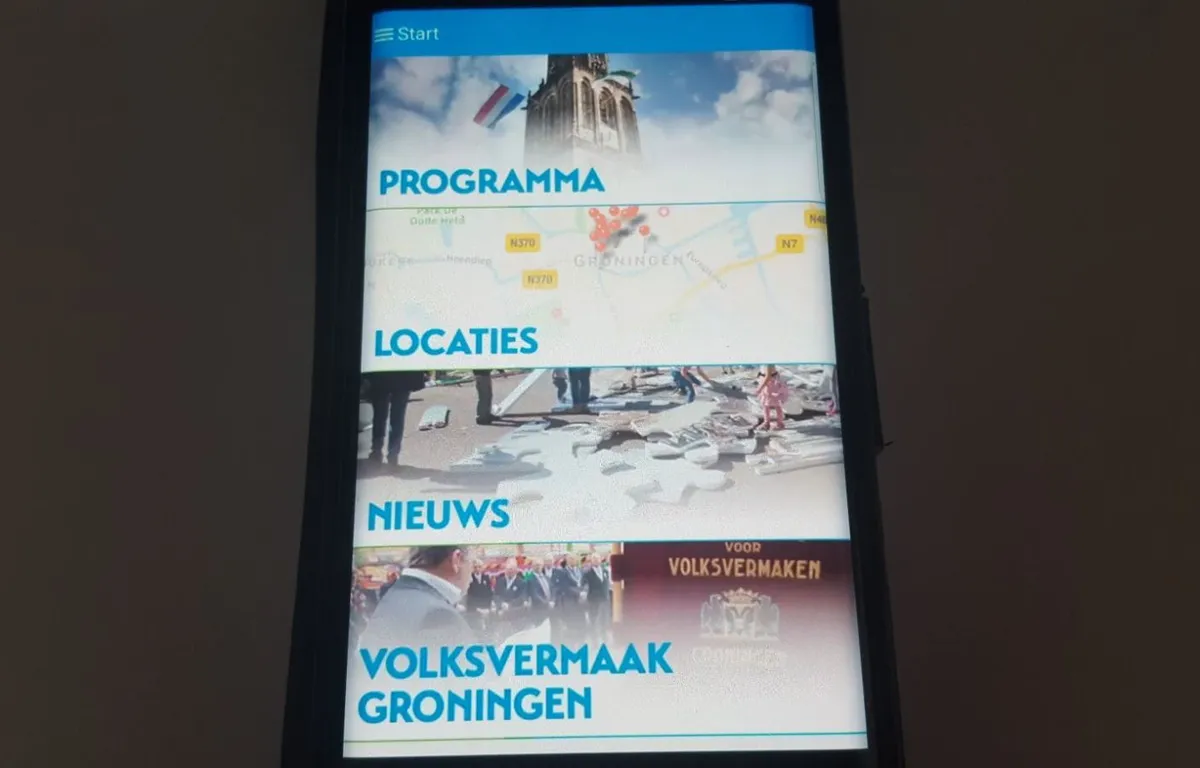 App "Bommen Berend" voor Volksvermaken Groningen