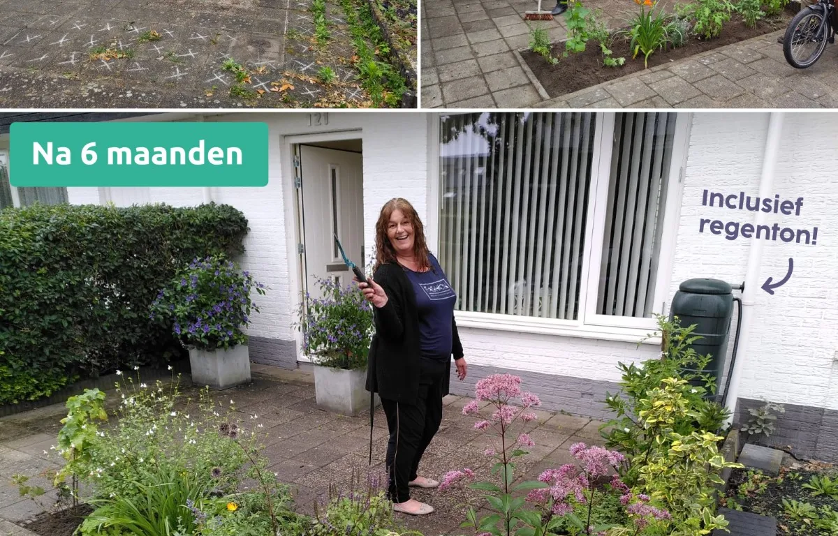 Woningcorporatie Nijestee & Straatboer pakken versteende voortuinen aan