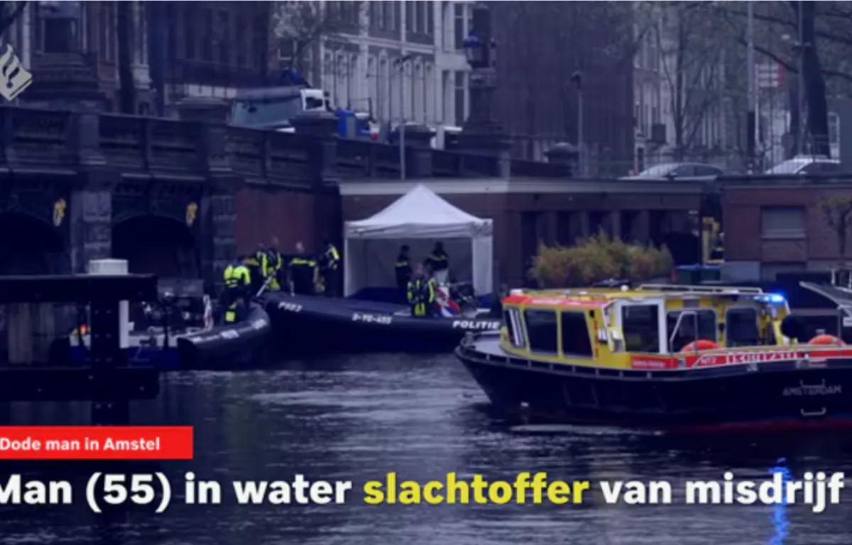 Moordonderzoek gestart na vondst dode man in de Amstel