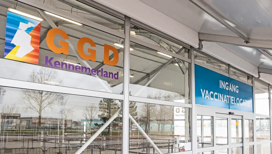 Test- en vaccinatielocaties GGD Kennemerland dicht door storm