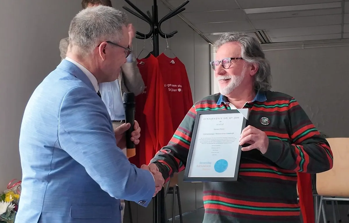 Gerard Zwier uitgeroepen tot Schalkwijker van het Jaar