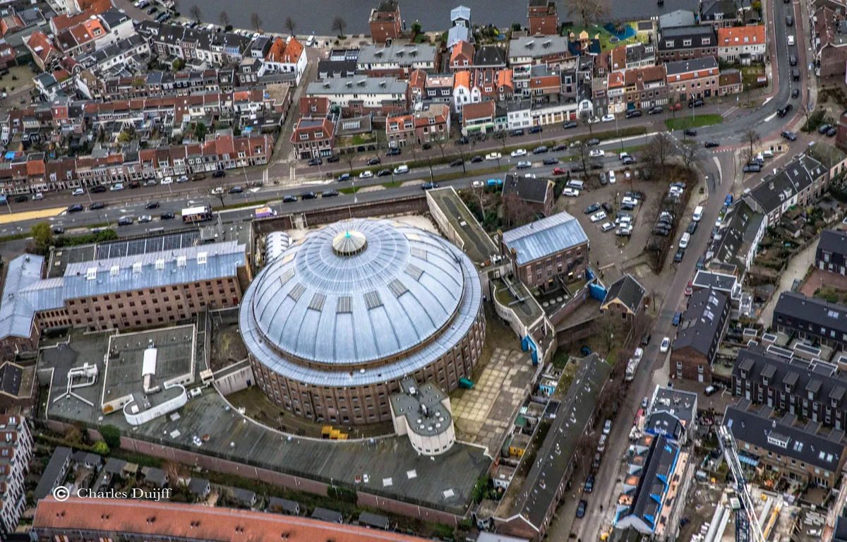 Voortgang verbouwing Haarlemse Koepelgevangenis per 20 april 2021