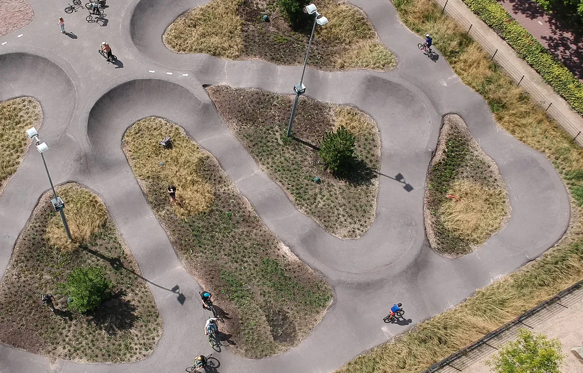 Pumptrackbaan Drielanden is een project uit het Stadsidee door 4 ...