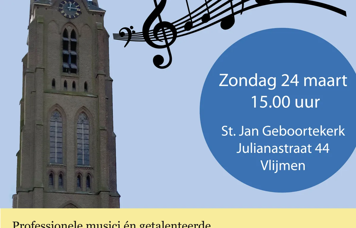 Benefietconcert in de kerk te Vlijmen