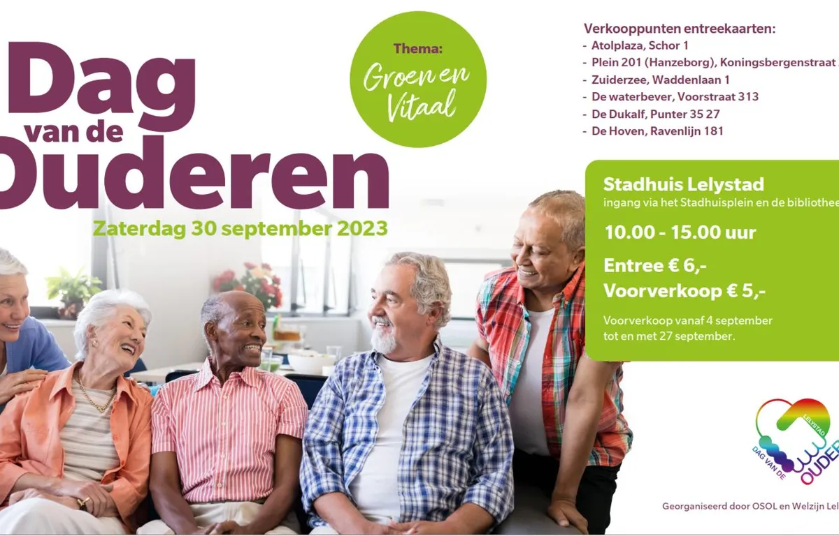Dag van de ouderen op zaterdag 30 september