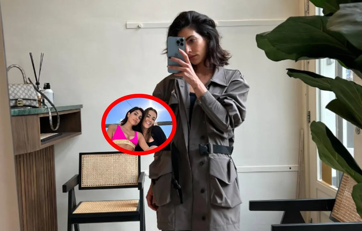 Foto: Hongerige Anna Nooshin smult van knappe vriendin