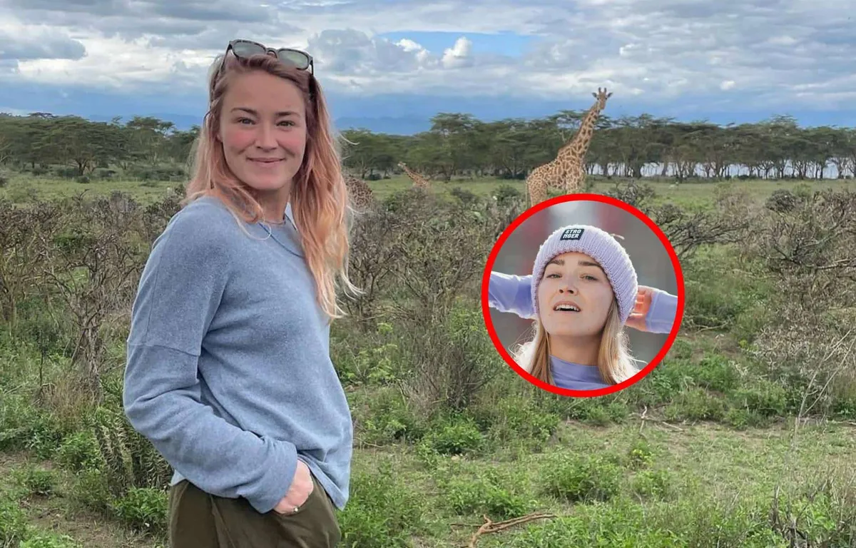 Foto: Geraldine Kemper poseert voor stoute fotoshoot in donker bos