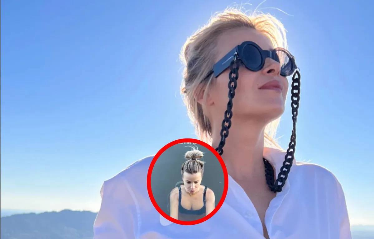 Video: Victoria Koblenko heeft overal kippenvel na frisse duik