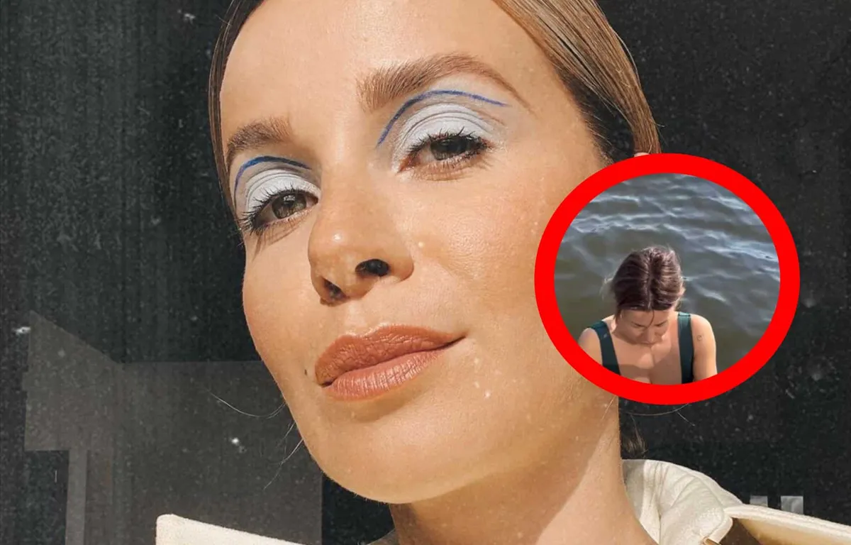 Video: Victoria Koblenko neemt weer frisse duik in knellend topje