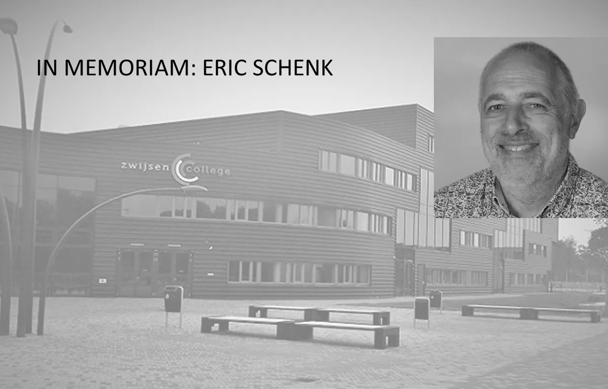 In Memoriam: Eric Schenk, wiskundedocent Zwijsen College