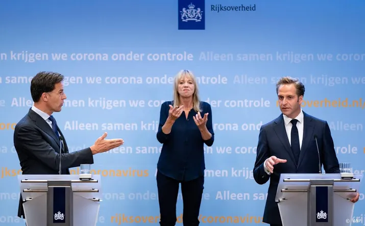 Donderdag persconferentie Rutte en De Jonge over corona Donderdag persconferentie Rutte en De Jonge over corona