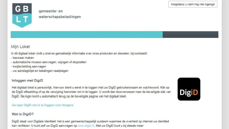 Aanslagbiljet voor gemeente- en waterschapsbelastingen ontvangen?
