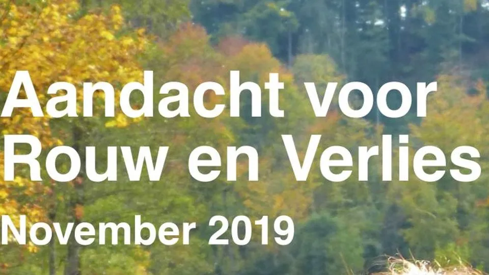 Bijeenkomsten met aandacht voor Rouw en Verlies