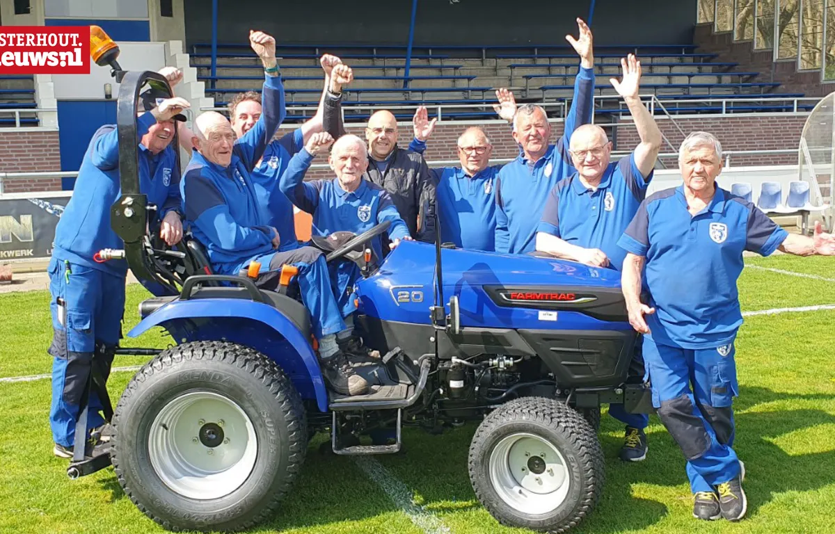 Nieuwe tractor voor de vrijdag werkploeg van TSC