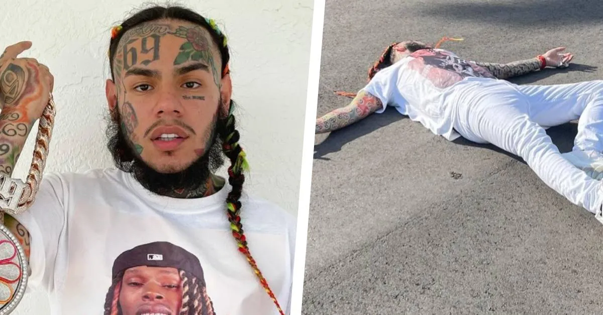 6ix9ine haalt keihard uit naar dode rapper, hele internet woest: "Jij ...