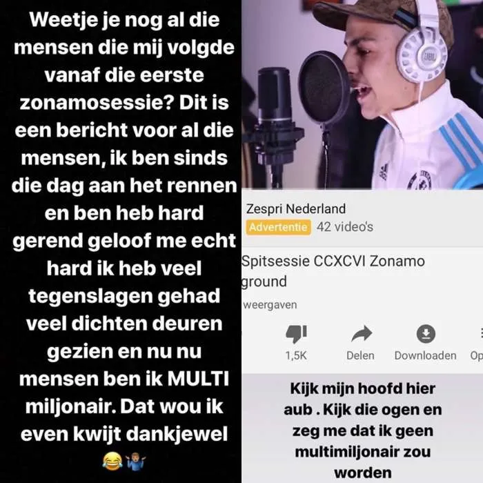 Boef onthult: "Ik ben multi-miljonair..."