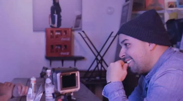 Soufiane Eddyani laat een stukje van zijn nieuwe single horen