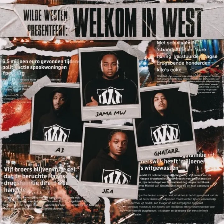 Nieuwe generatie Wilde Westen rappers Jama MW, Jea, A3 & Ghatarr ...
