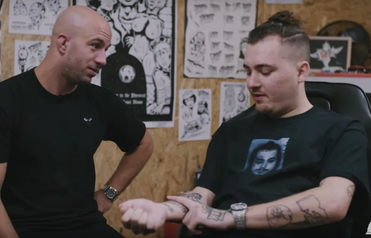 Jack Shirak geeft uitleg over zijn tattoo's
