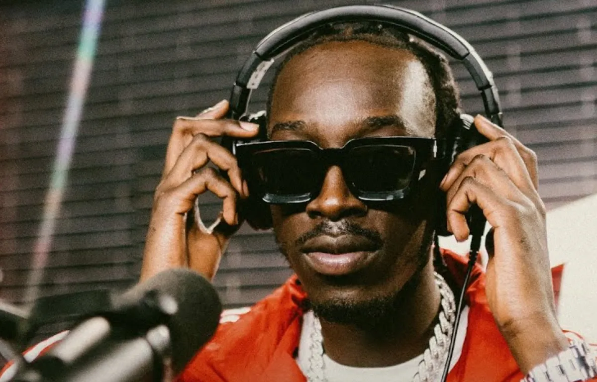 Engelse rapper Unknown T ging langs bij 101Barz voor een studiosessie