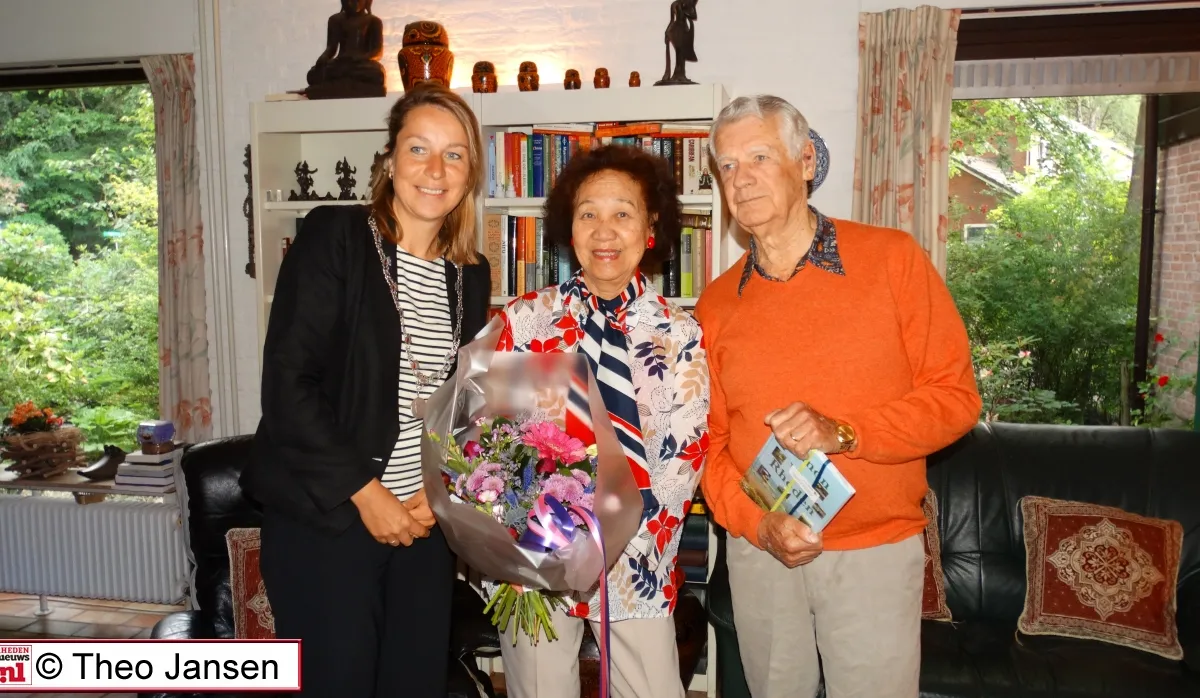 Echtpaar De Boer-Fung A Loi uit Laag-Soeren, 60 jaar getrouwd!!
