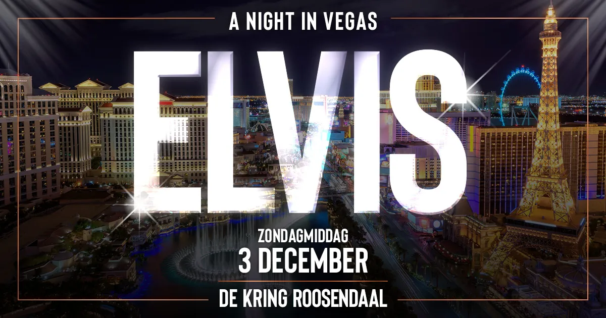 Beleef het grootste Elvis spektakel ter wereld in Roosendaal
