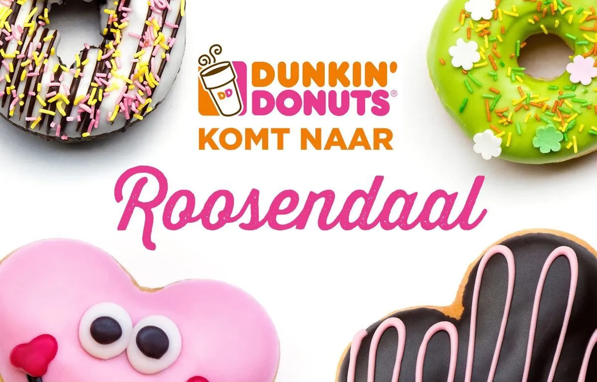 Dunkin' Donuts pop-up store bij Rosada Outlet