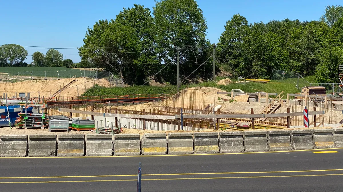 Voortgang projecten voor fietsers- en voetgangerstunnels onder spoor