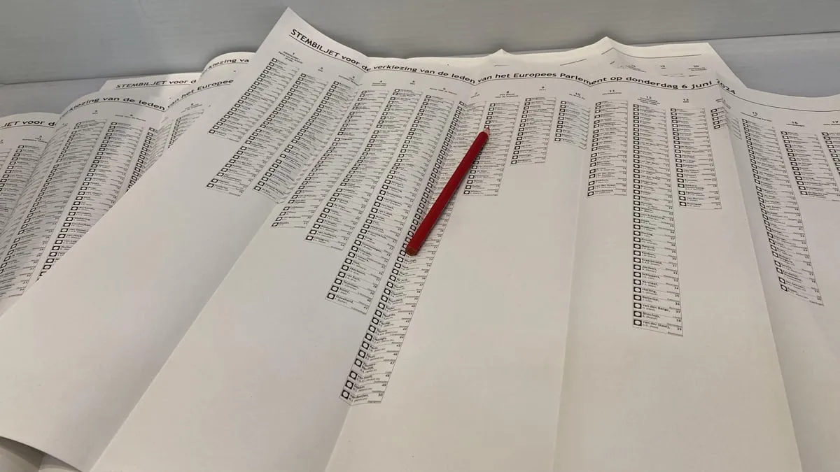 Gemeenten positief over proef met handzamer stembiljet