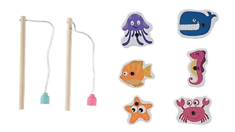 Zeeman waarschuwt voor houten fishing game/vis spel