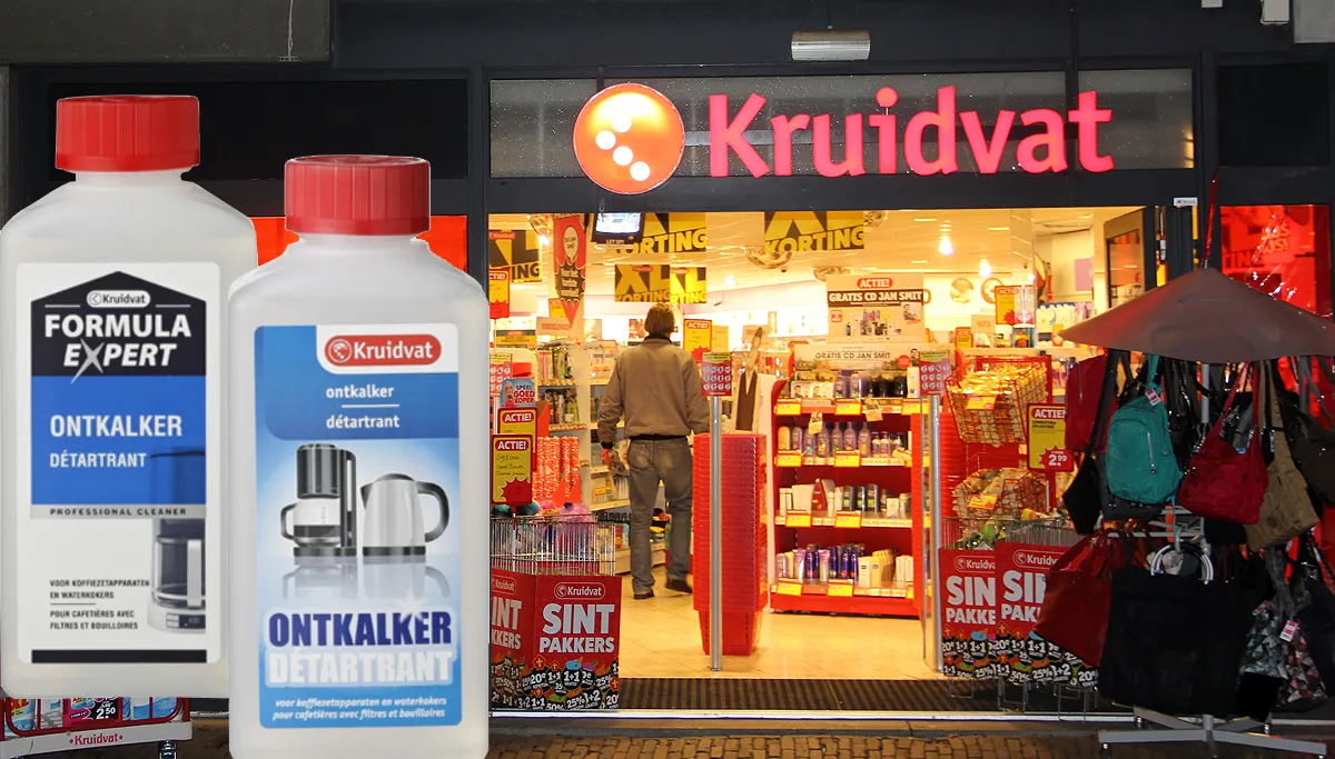 Belangrijke veiligheidswaarschuwing Kruidvat ontkalker